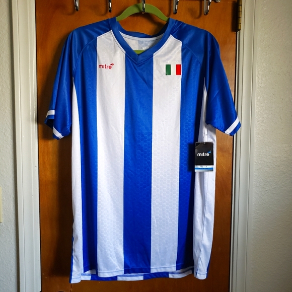mitre Elite | Tops | Nwt Mitre Elite Proflow Italia Soccer Jerseyshirt ...
